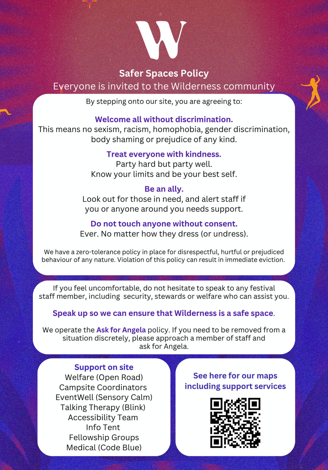 Safer Spaces Policy - Wilderness Festival