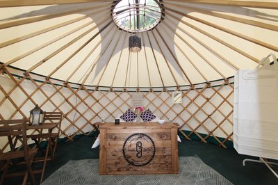 Luxury Willow Yurt for 2 - Wilderness Festival