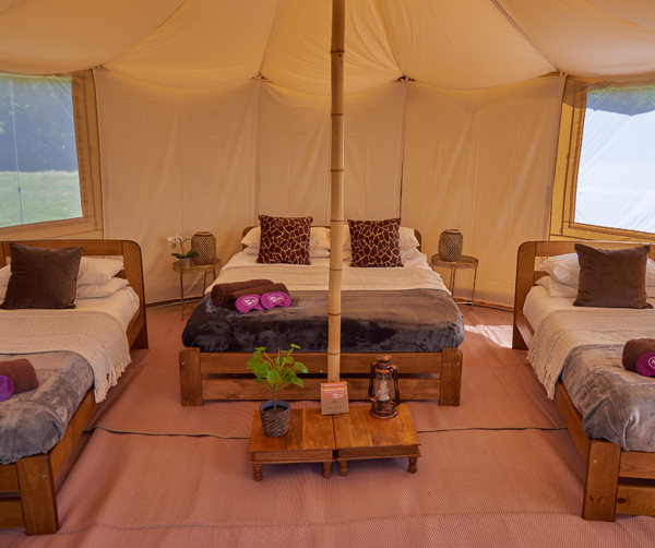 Deluxe Canvas Yurt - Wilderness Festival