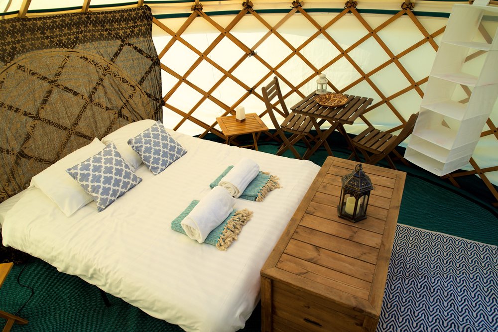 Luxury Willow Yurt for 2 - Wilderness Festival